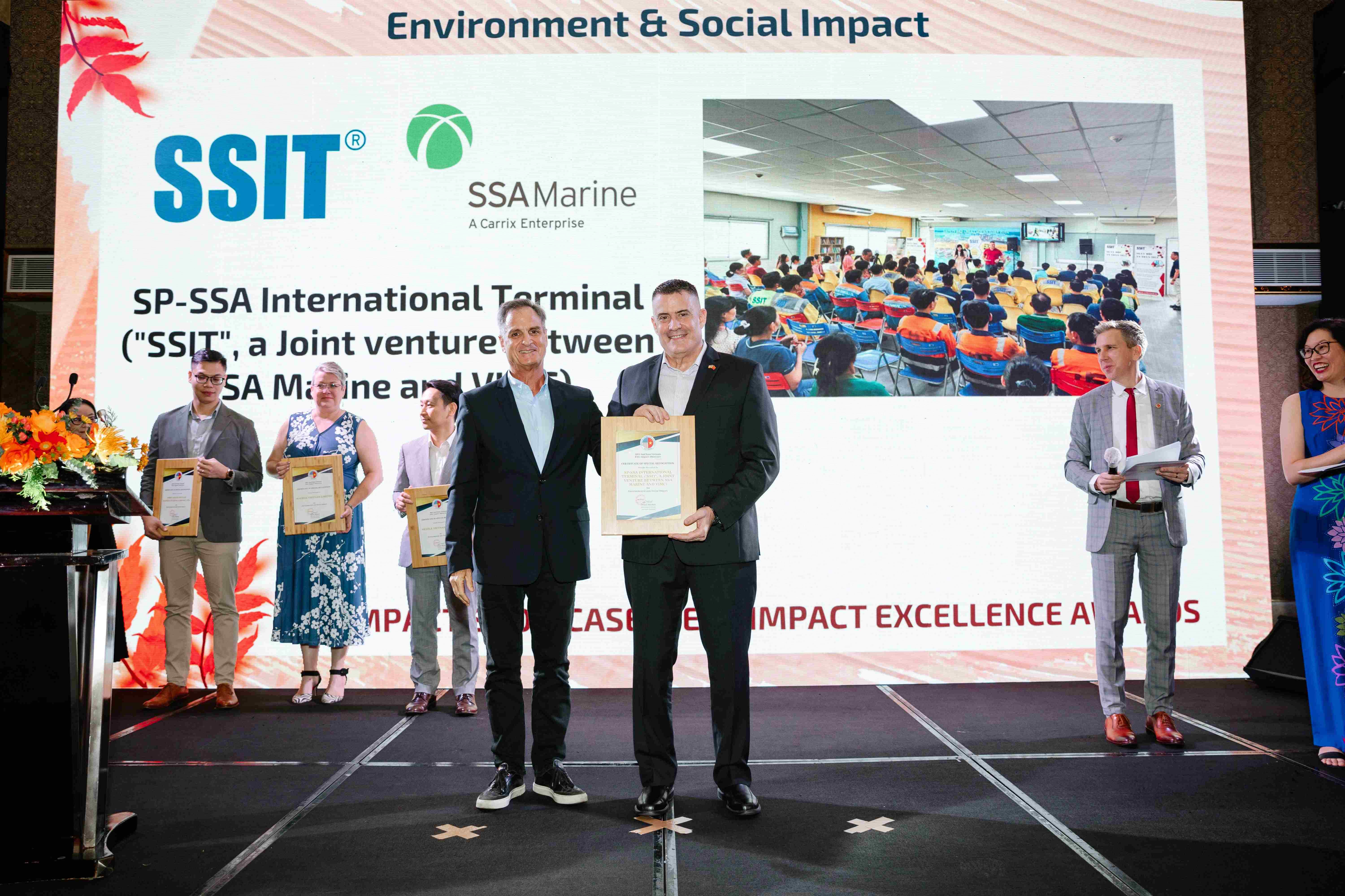 Cảng SSIT nhận Giải thưởng 2024 ESG Impact Showcase Special Recognition từ AmCham Việt Nam